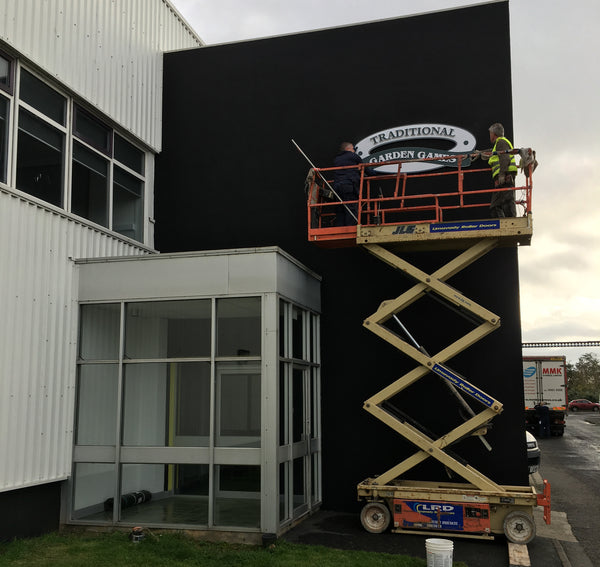 Loving our new sign - Traditional Garden Games