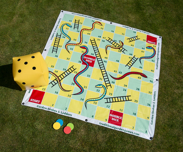 Garden Snakes and Ladders 2m x 2m - Traditional Garden Games