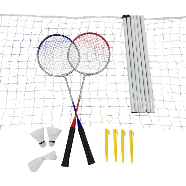 2 Player Badminton Set with Net - Traditional Garden Games